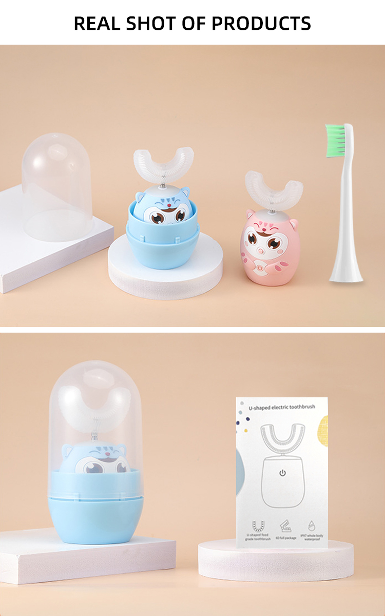 Electric u-shaped kids automatic toothbrush | toothbrush manufacturer