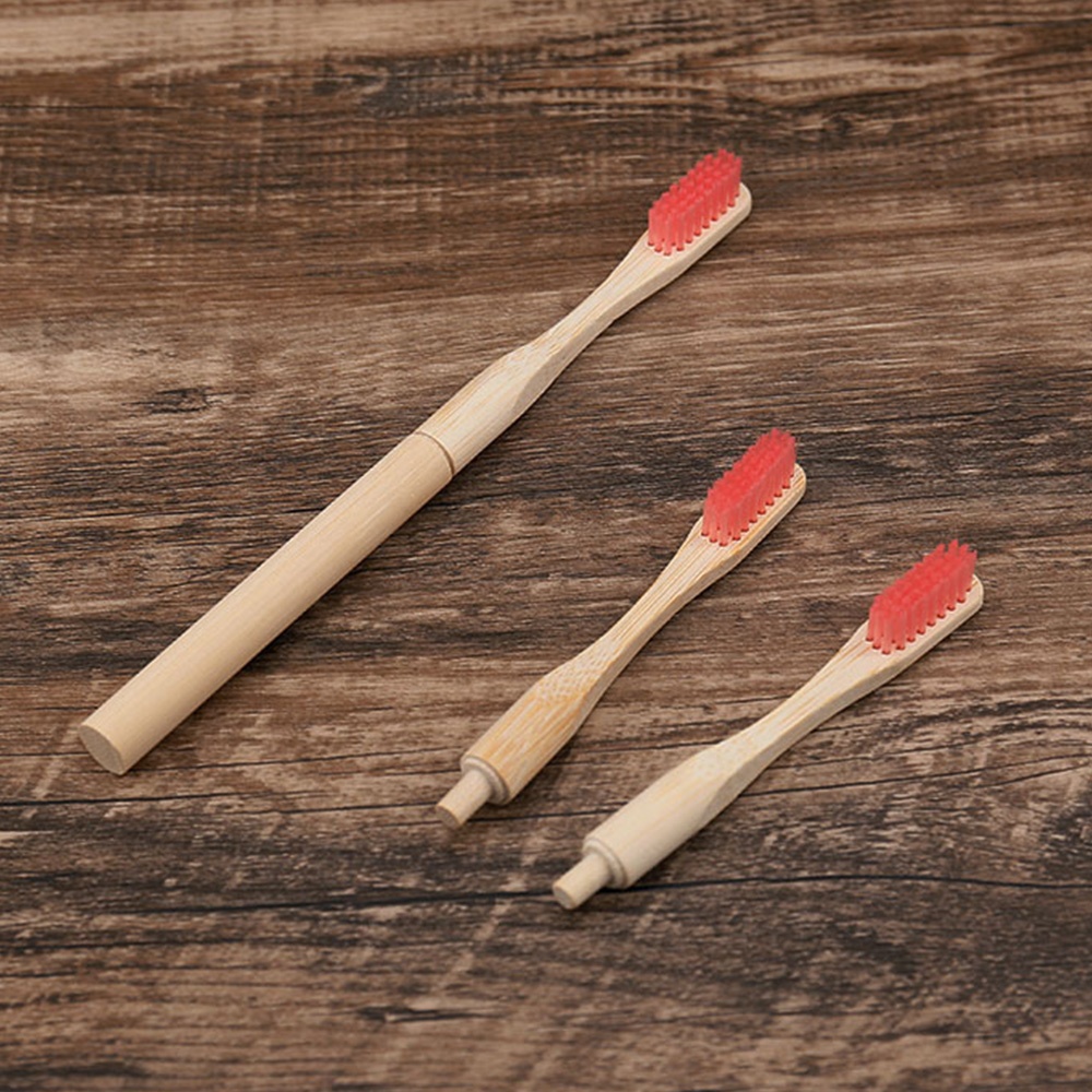 Adult Toothbrushe Removable Head Bamboo Toothbrush | toothbrush ...